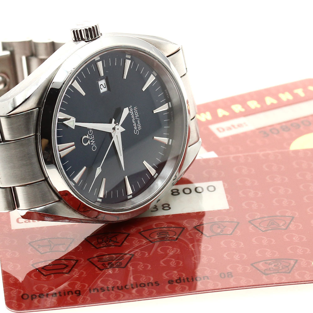 Yahoo!オークション - オメガ OMEGA 2517.80 シーマスター アクアテラ ...