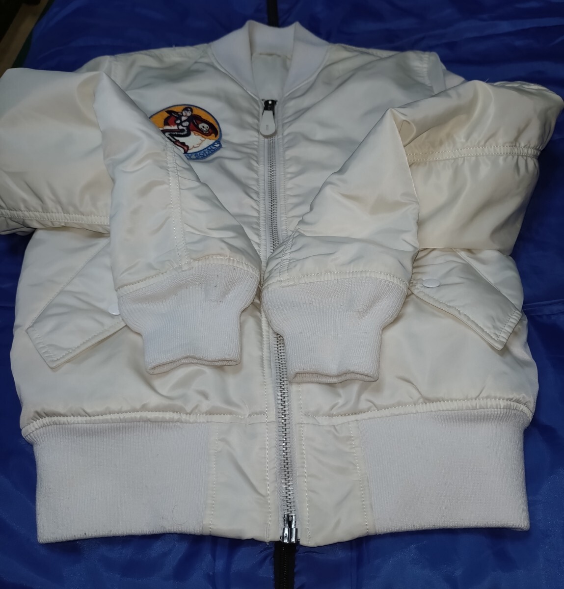 Yahoo!オークション - 美品 さわやか白色 MA1 Sサイズ 36インチ相当 ア...