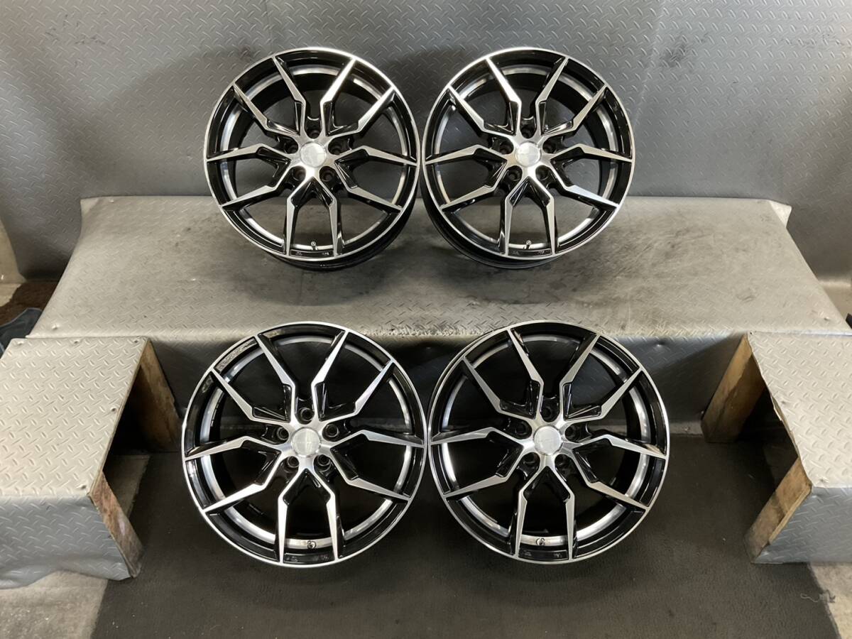 Yahoo!オークション - E77 ホイール4本セット レアマイスター 17インチ...