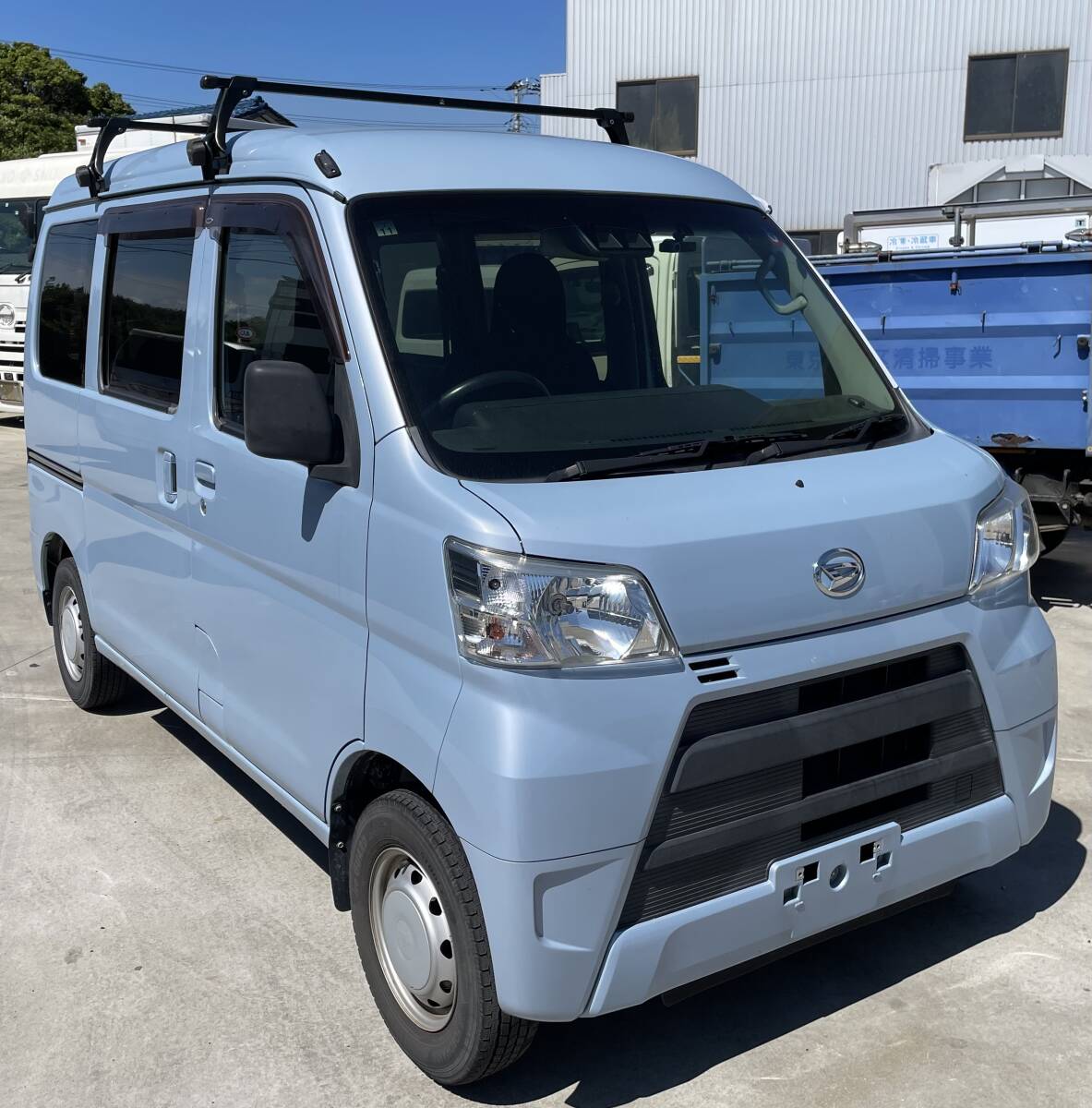 Yahoo!オークション - 平成29年式 ハイゼット DX SA3 S320後期 ブルー ...