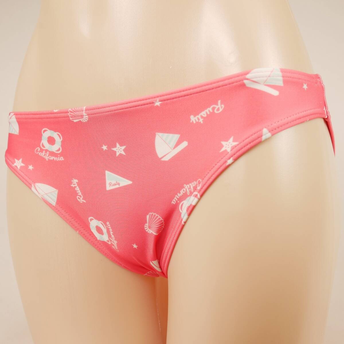 Yahoo!オークション - 7289 RUSTY レディース水着マリン柄プリントデザ...