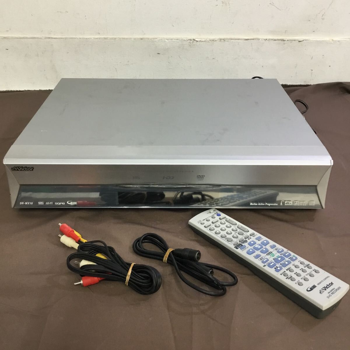 Yahoo!オークション - (T) Victor ビクター DR-MX10 DVDビデオレコーダ...