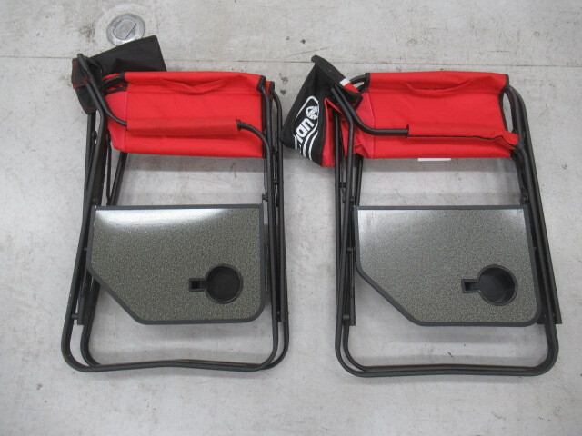 Yahoo!オークション - Coleman サイドテーブル付きデッキチェア 2脚セ...