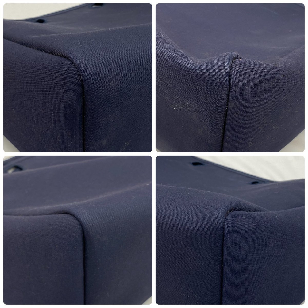 Yahoo!オークション - Herms エルメス エールバッグMM カバス 紺 ネイ...