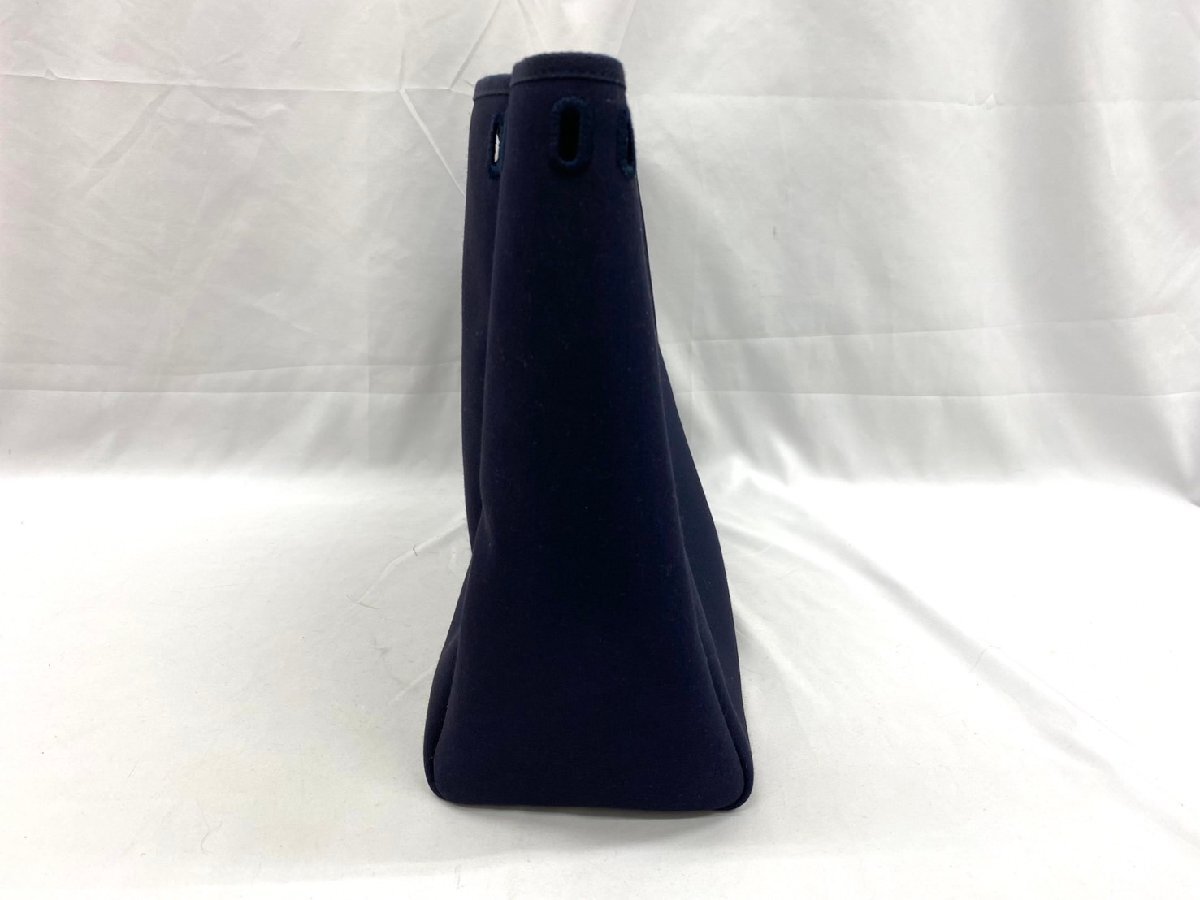 Yahoo!オークション - Herms エルメス エールバッグMM カバス 紺 ネイ...