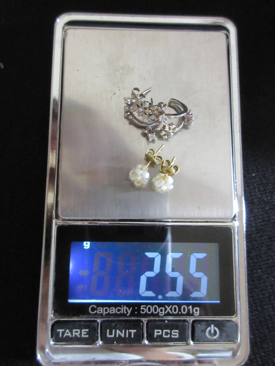 Yahoo!オークション - 100円～【美品】ポスト K18 刻印 スタッドピア...