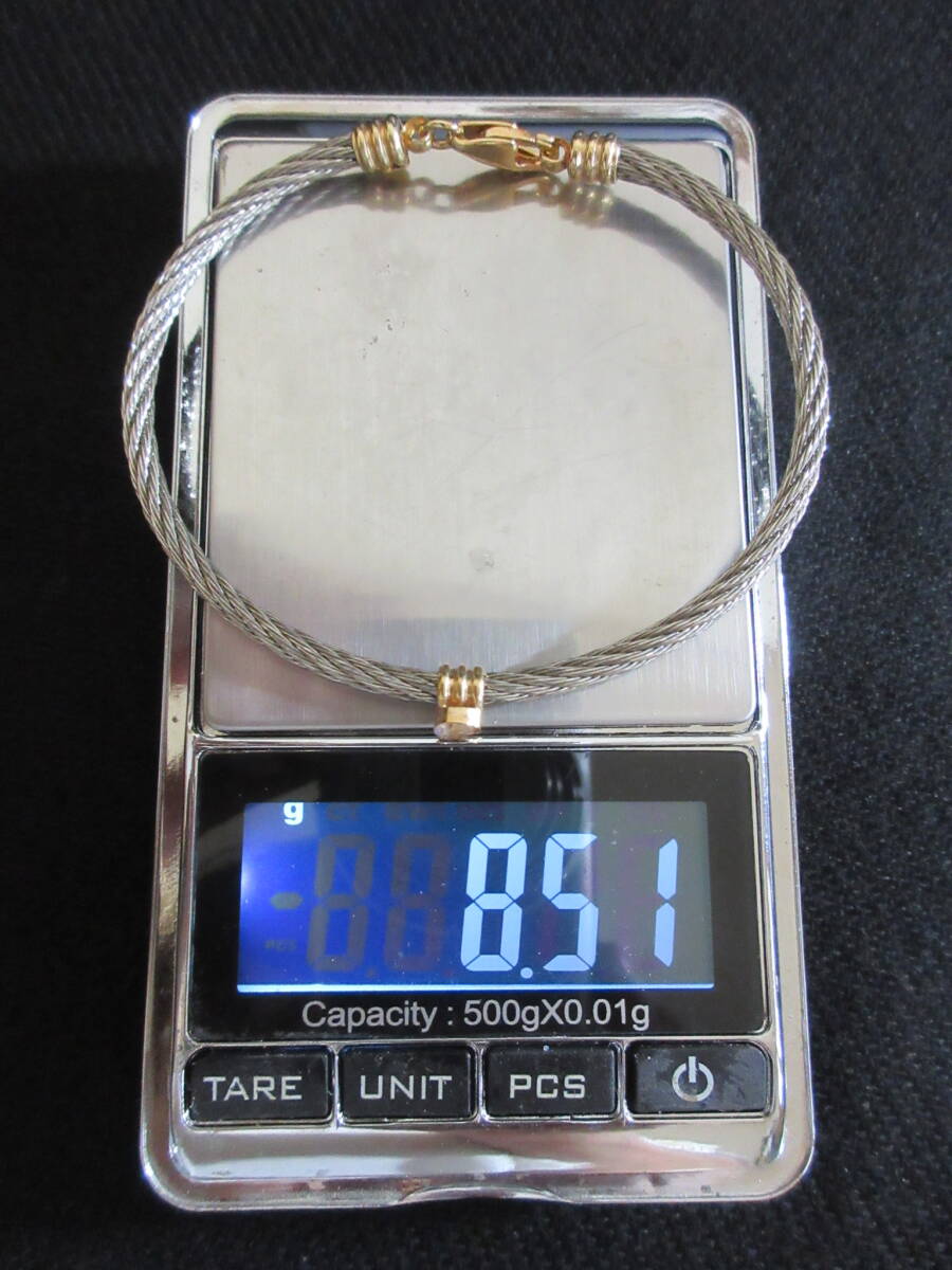 Yahoo!オークション - 100円～【美品】925/1158 VI 刻印 CZ付 ゴール...