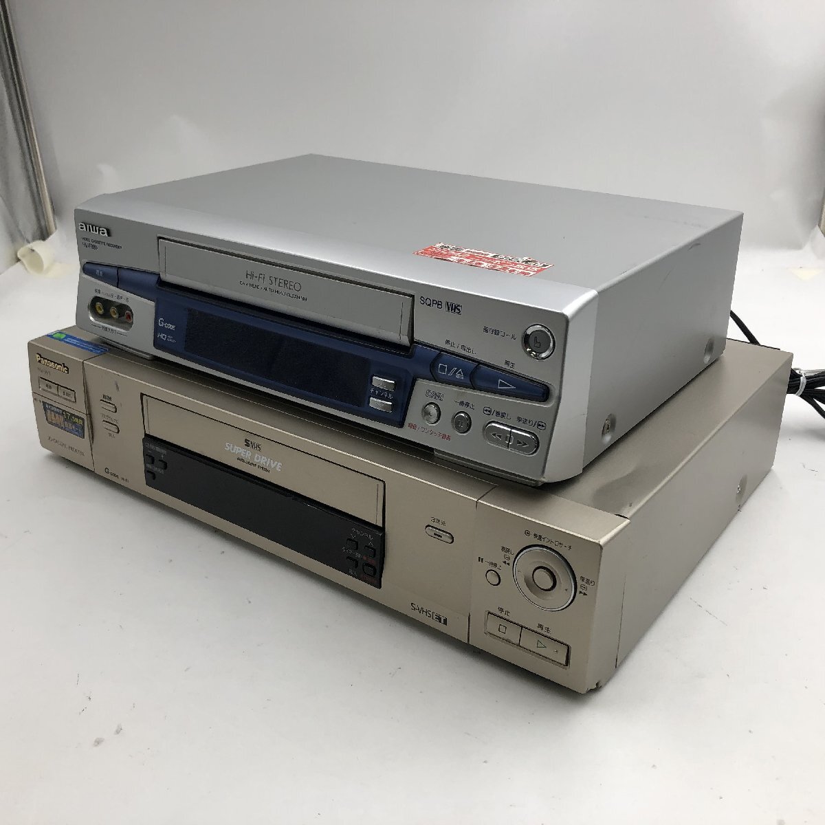 Yahoo!オークション - 【Panasonic/aiwa パナソニック/アイワ】S-VHS ...