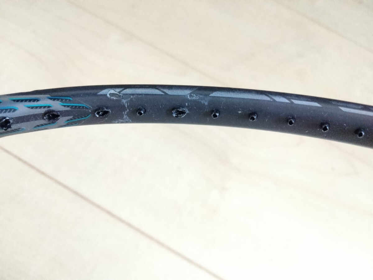 Yahoo!オークション - バドミントンラケット 3UG5 Zフォース2 ヒビあり...