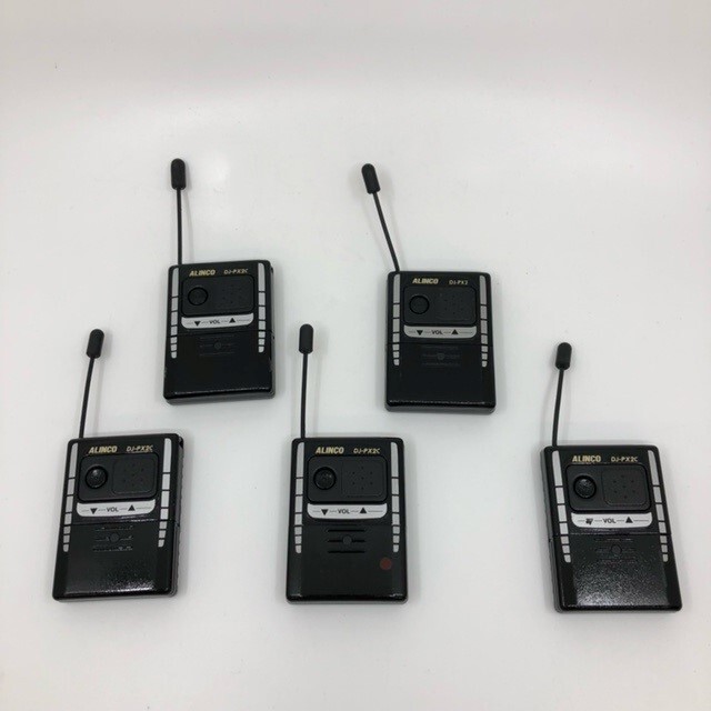 Yahoo!オークション - 5点アルインコ DJ-PX2C ブラック 特定小電力トラ...