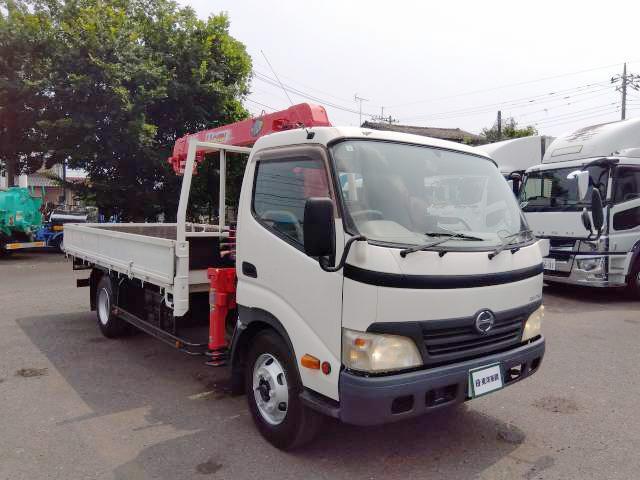 Yahoo!オークション - 13315[クレーン付 平ボディ] H23 デュトロ 古河...