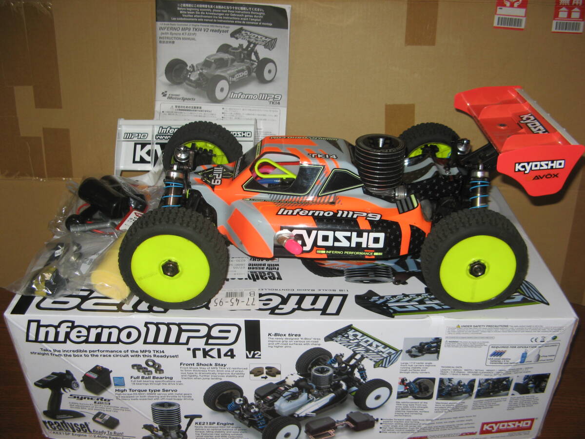 Yahoo!オークション - 京商インファーノMP9 TKI4(メカ類無し) エンジン...