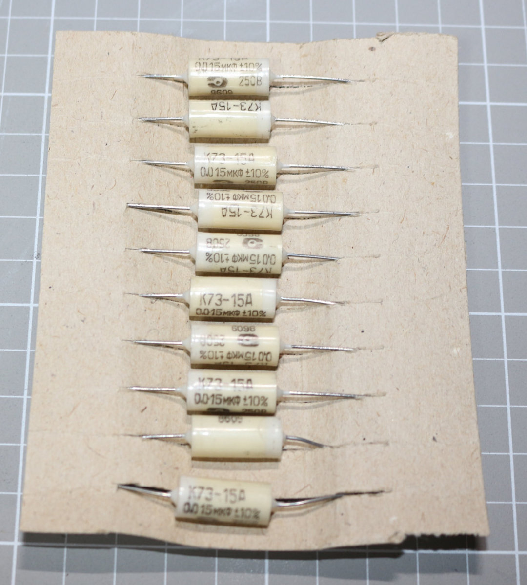 Yahoo!オークション - 10個セット ロシア軍用 K73-15A 0.015uF 250V PE...