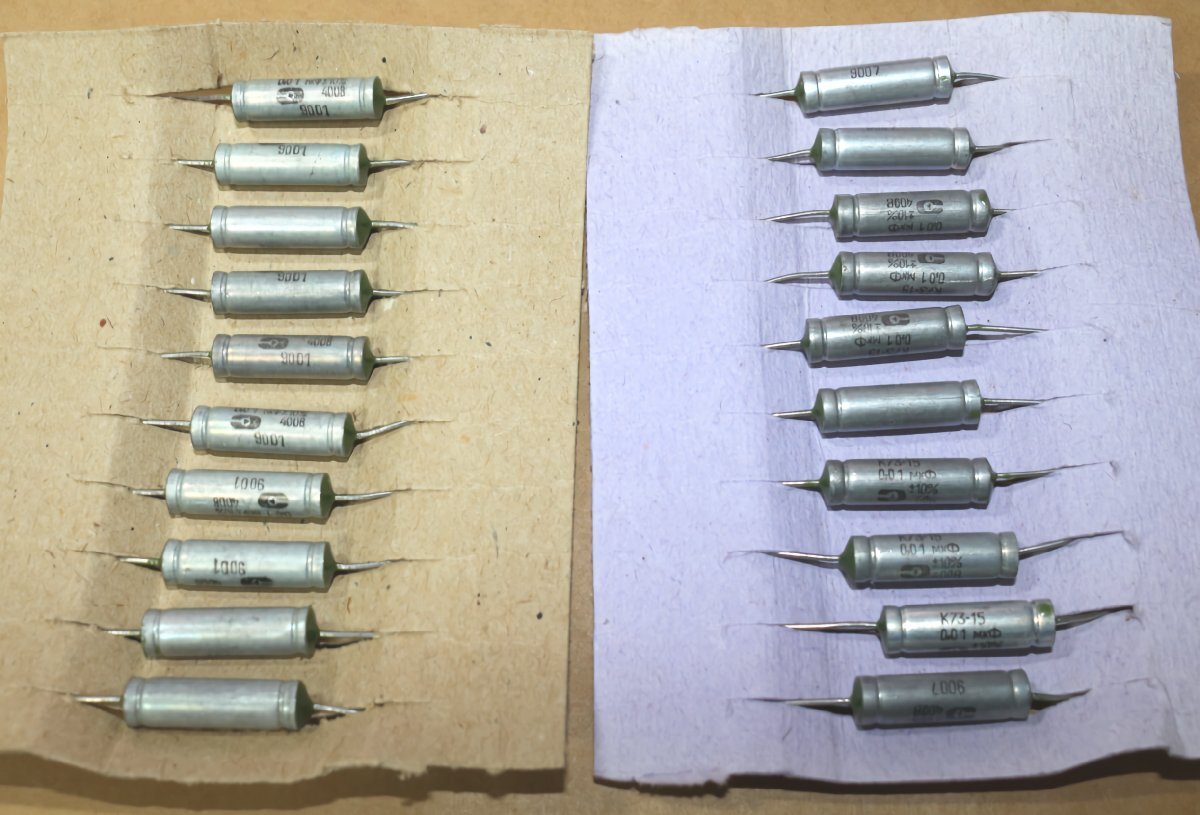 Yahoo!オークション - ロシア軍用PTPFコンデンサ K73-15 10個セット 0....