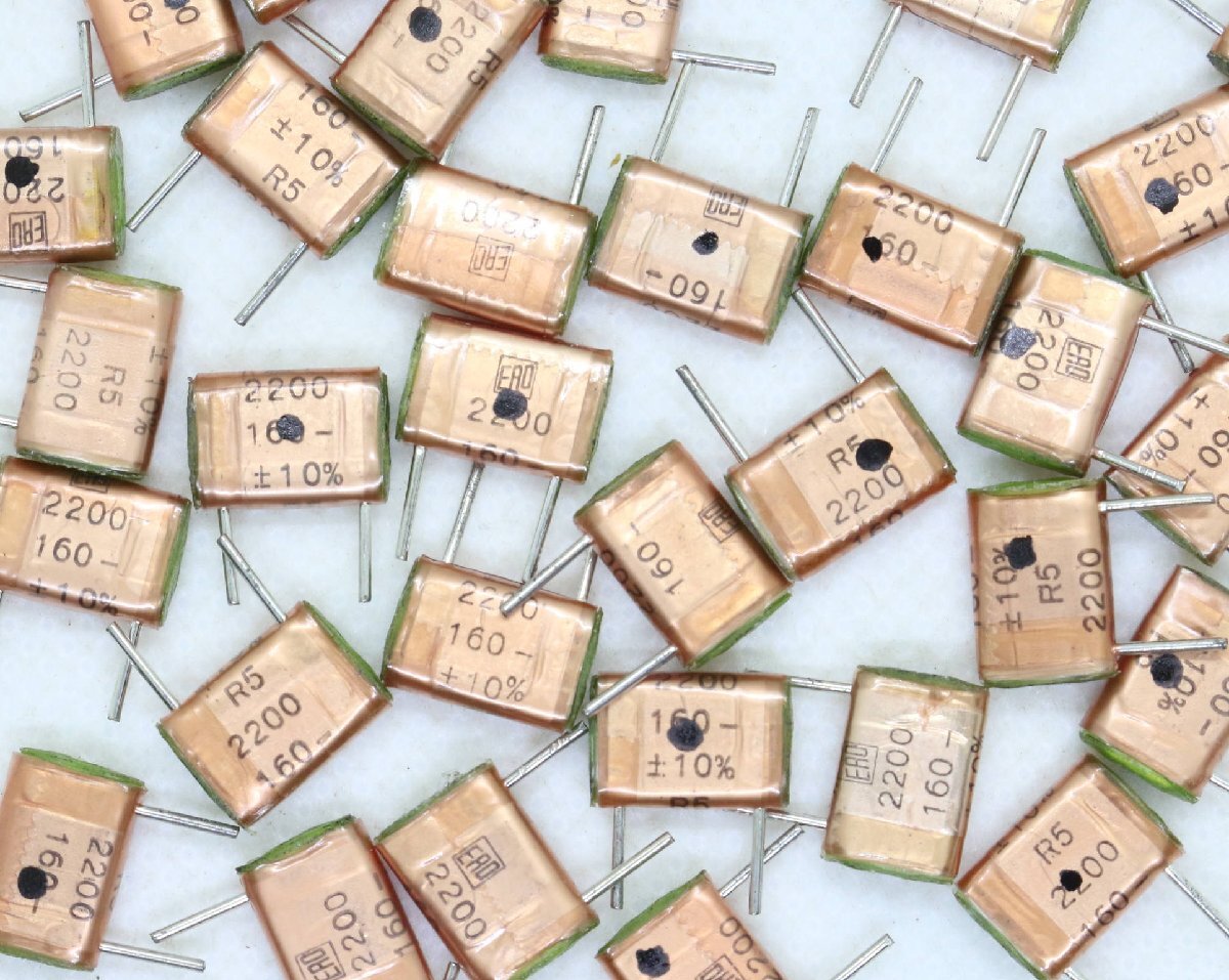 Yahoo!オークション - 激安 EROコンデンサ 20個セット 2200pF 160V KC1...