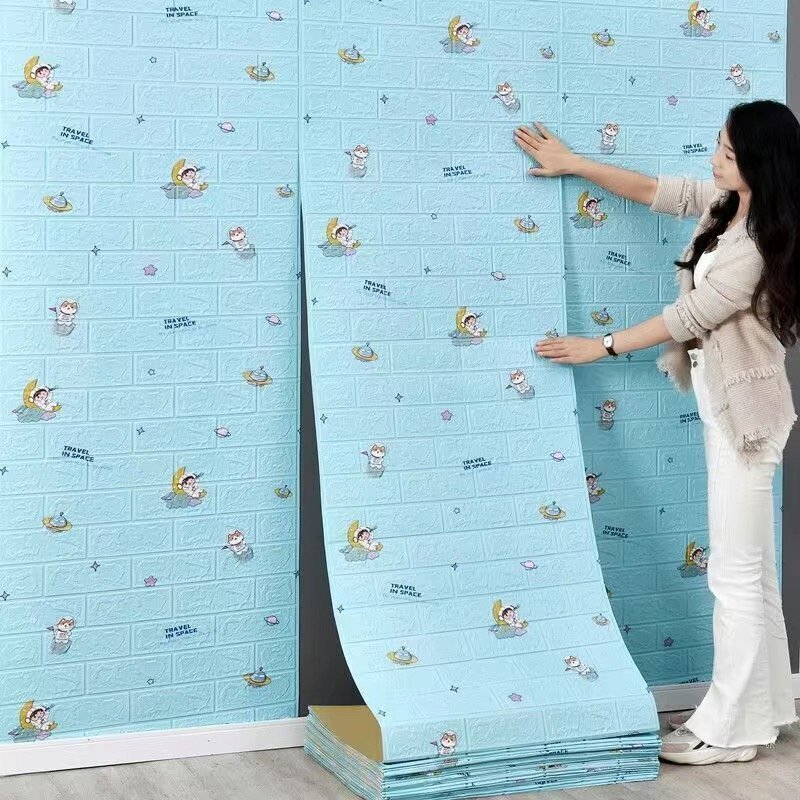 Yahoo!オークション - 20m 3D 壁紙 ウォールステッカー ウォールシート...