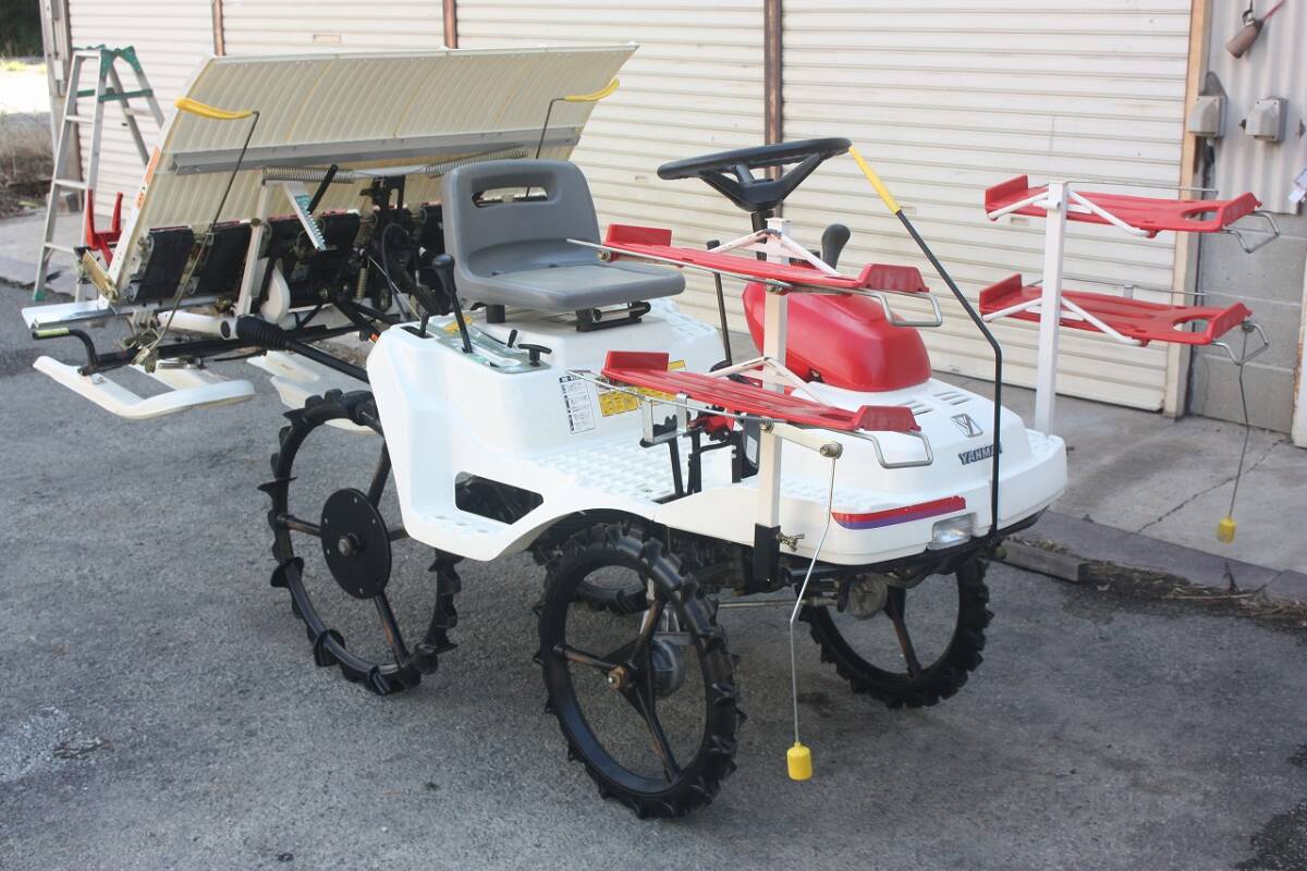 Yahoo!オークション - ヤンマ 田植機 4条植 Pe-1 13.5馬力 ガソリン リ...