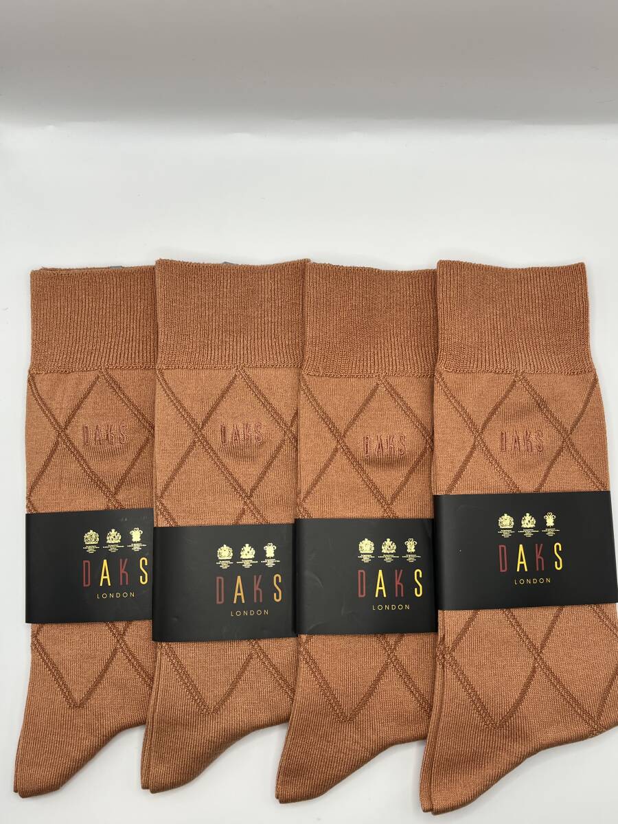 Yahoo!オークション - 新品 DAKS ダックス メンズ ソックス 4足セット...