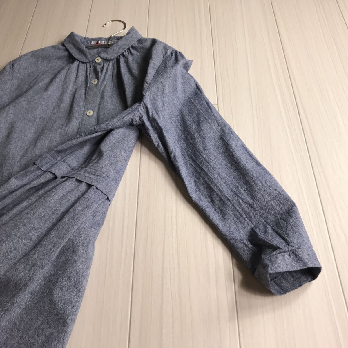 Yahoo!オークション - T'Bis studio 丸襟 ギャザー ワンピース