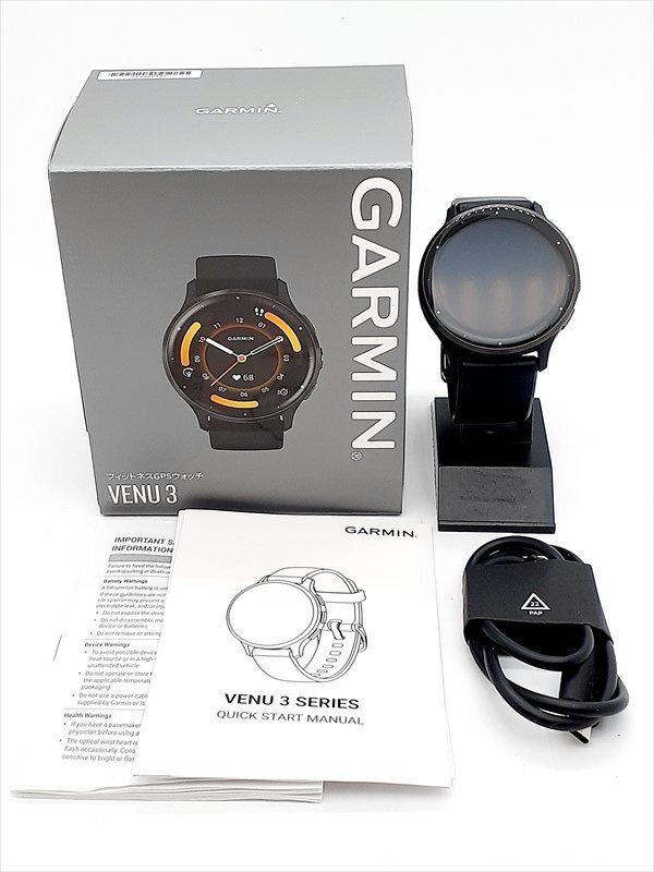 Yahoo!オークション - 【b04】GARMIN ガーミン VENU3 010-02784-41 フ...