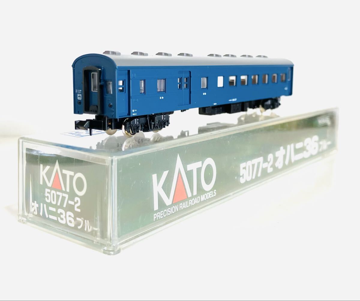 Yahoo!オークション - [未使用]旧型客車 オハニ36 ブルー【KATO 5077...