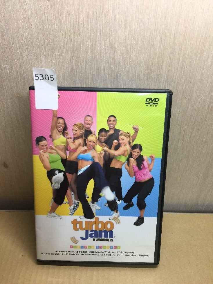 Yahoo!オークション - 5305 DVD TURBO JAM 5 WORKOUTS ターボ・ジャム ...