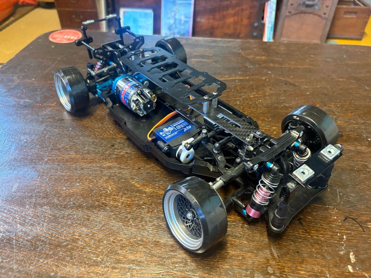 Yahoo!オークション - タミヤ TT02 シャーシ MRC 2駆ドリコンバージョ...