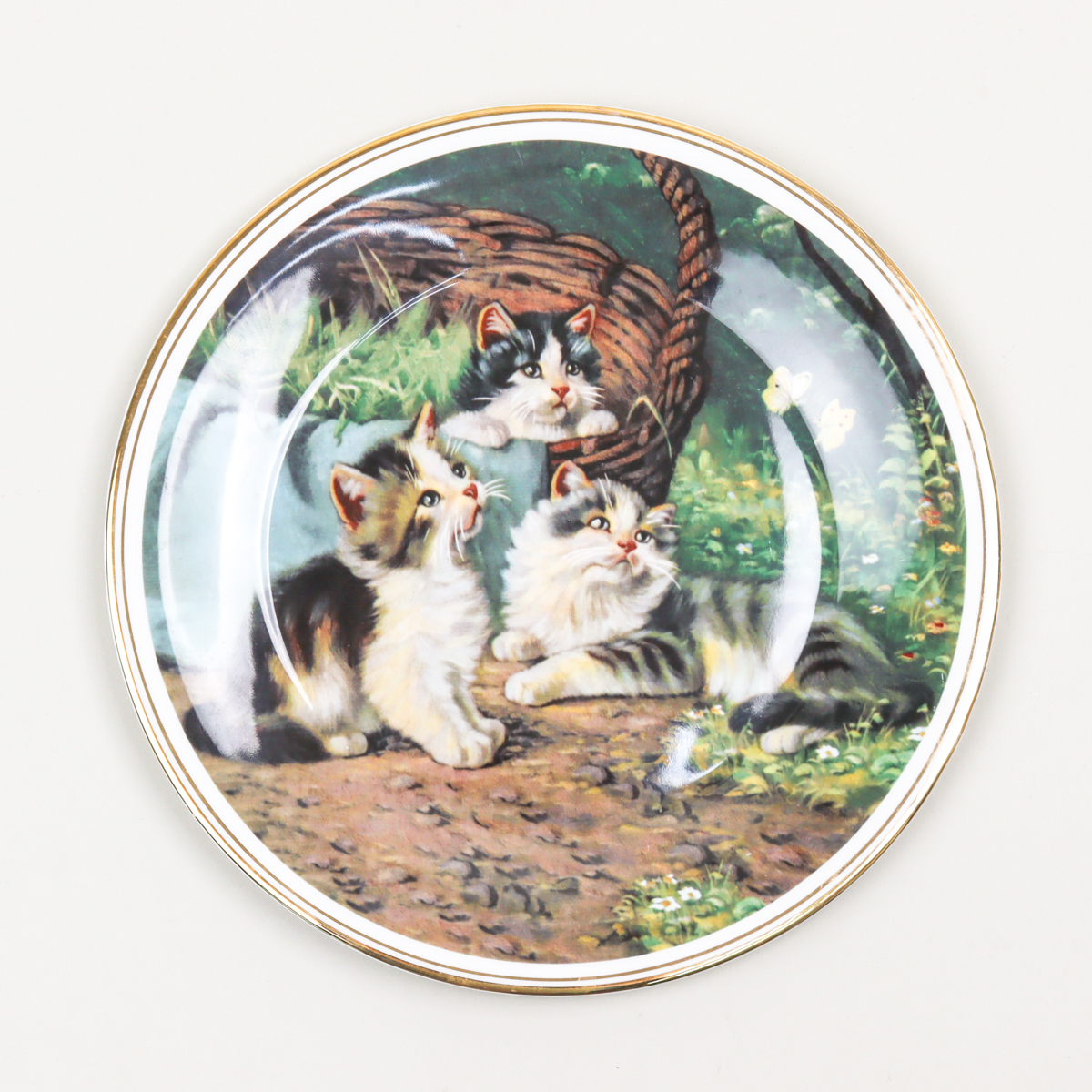 Yahoo!オークション - NSXD フェントン Fenton イングランド 猫絵 飾り...