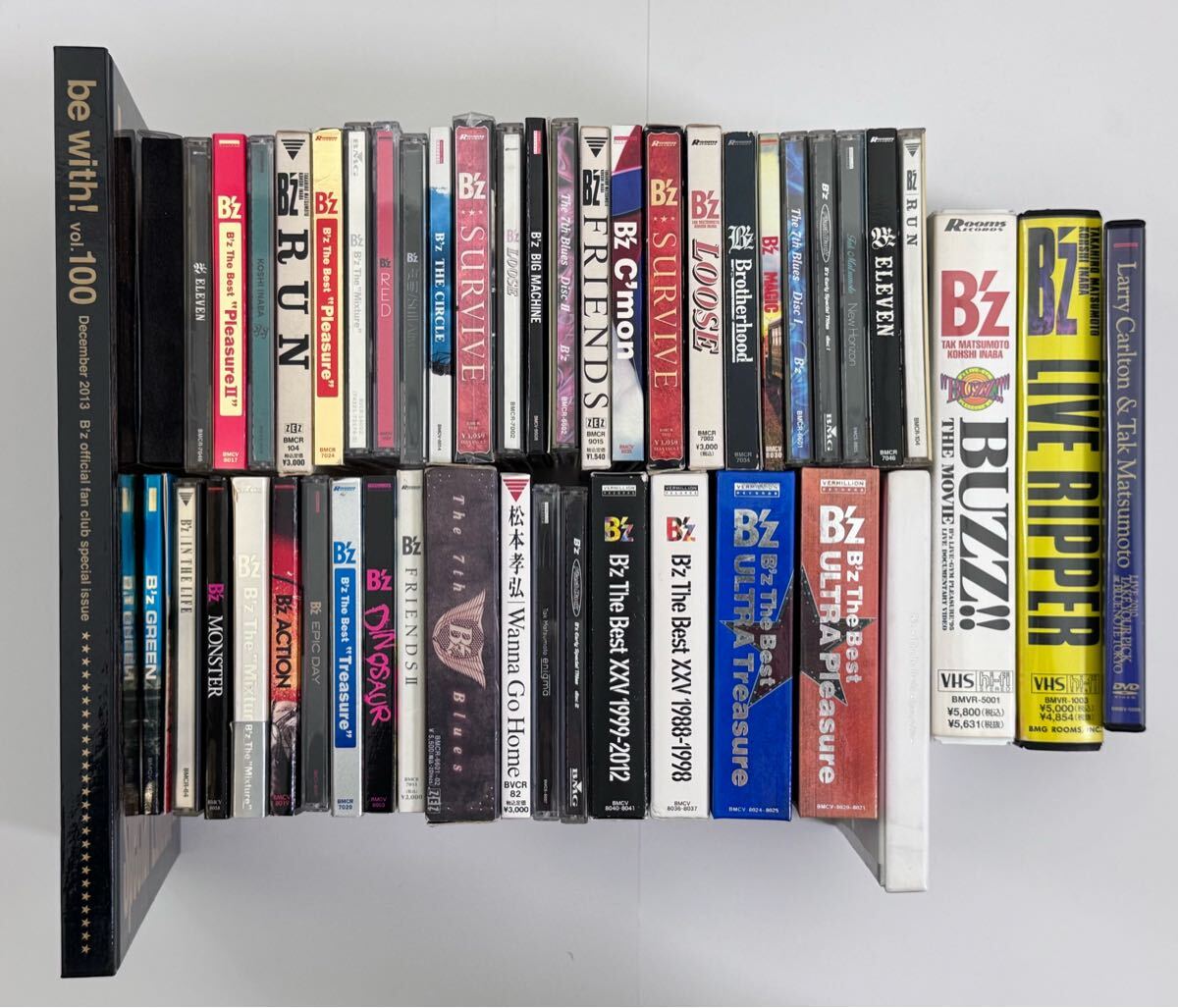 Yahoo!オークション - AZ-866 【 B'z 】 CD DVD VHS 大量 まとめ 稲葉...