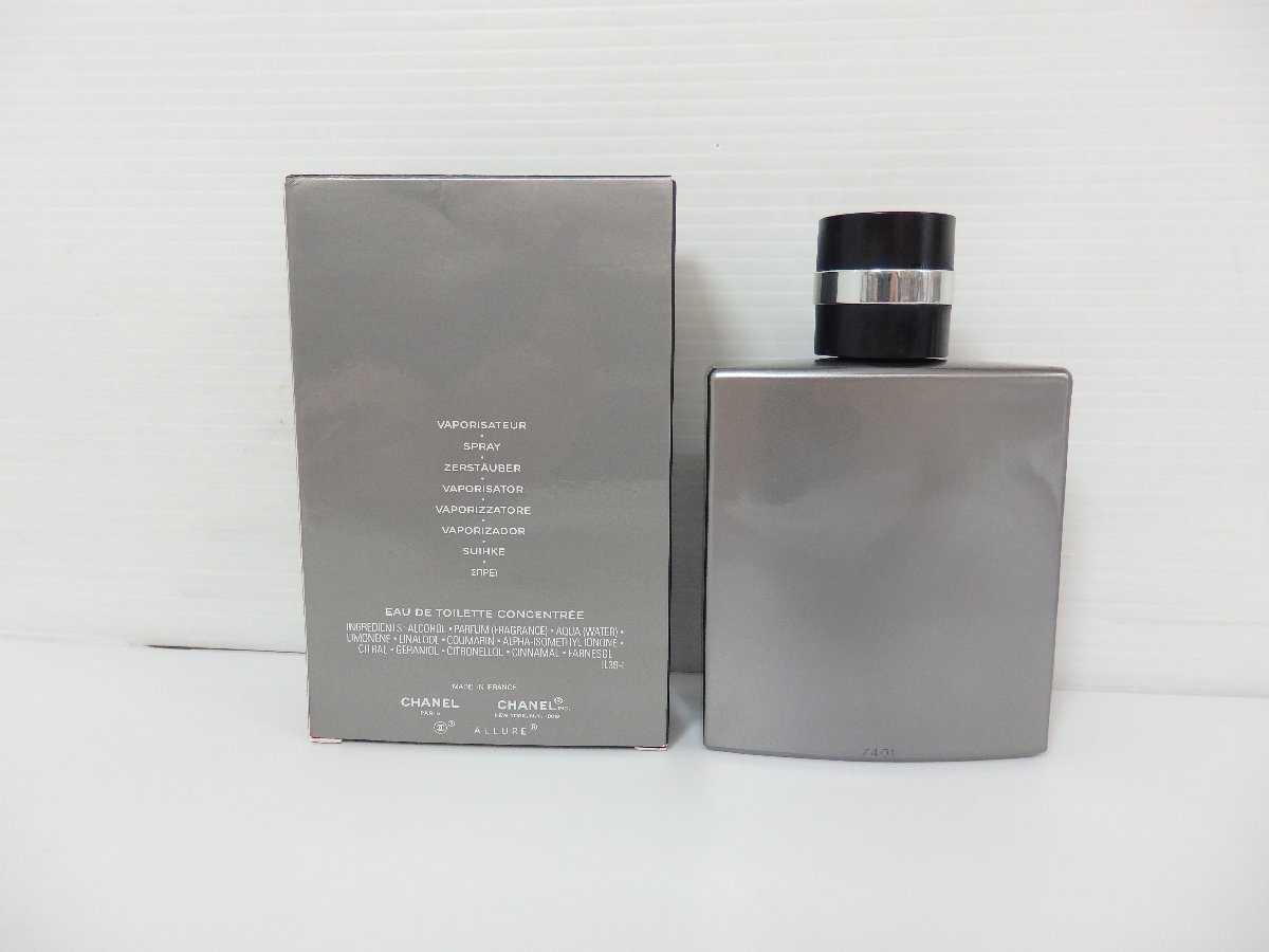 Yahoo!オークション - 7287 CHANEL シャネル ALLURE HOMME SPORT アリ...