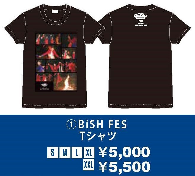 Yahoo!オークション - 未使用品 BISH FES Tシャツ Lサイズ 黒 送料無料...