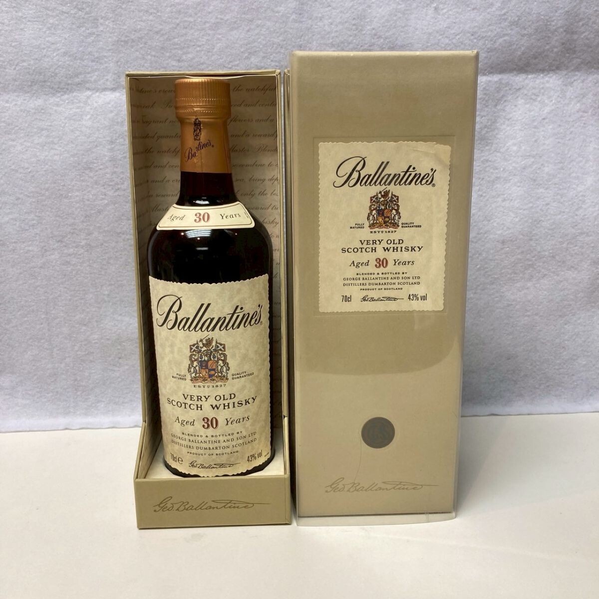 Yahoo!オークション - B204-K50-1681 Ballantine's バランタイン 30年...