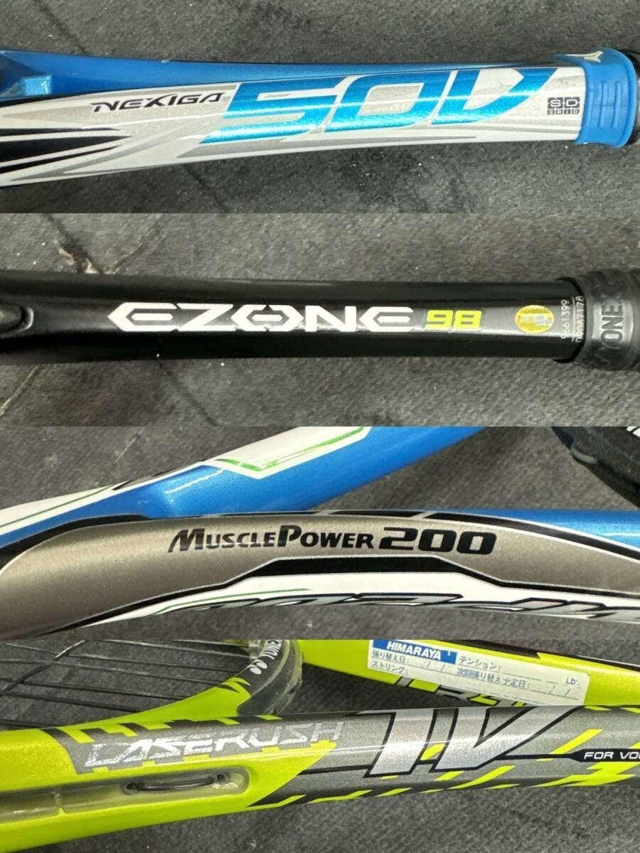 Yahoo!オークション - Q917-K44-8108 YONEX ヨネックス テニスラケット...