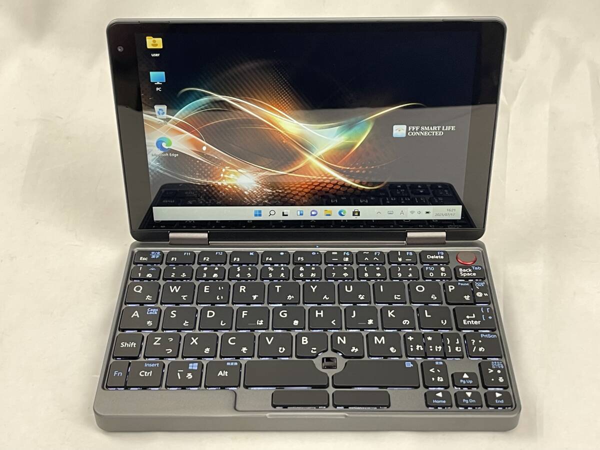 IRIE FFF-PCM2B 2in1ミニノートPC Intel Celeron N4120 6GB/eMMC128GB 指紋認証 8インチフルHD タッチパネル Win11 ジャンク品 ...