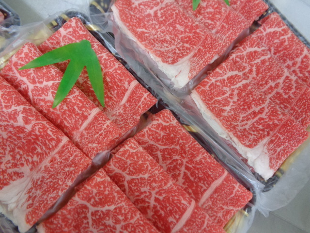 Yahoo!オークション - 訳 岩手A5牝 超特外モモ（霜降りしゃぶ） 3k...