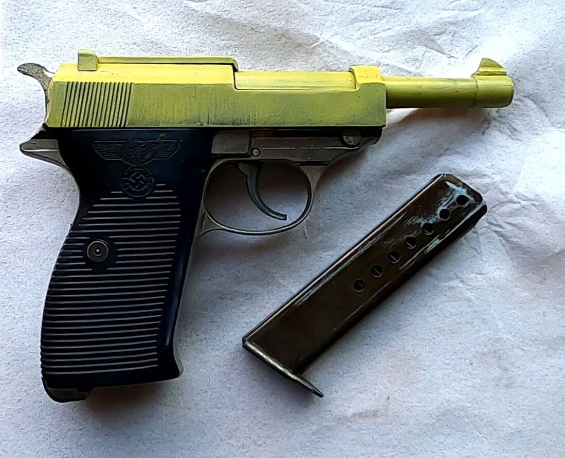 Yahoo!オークション - mgc P38 タニオアクション ぼろ品 多発火 SMGで...