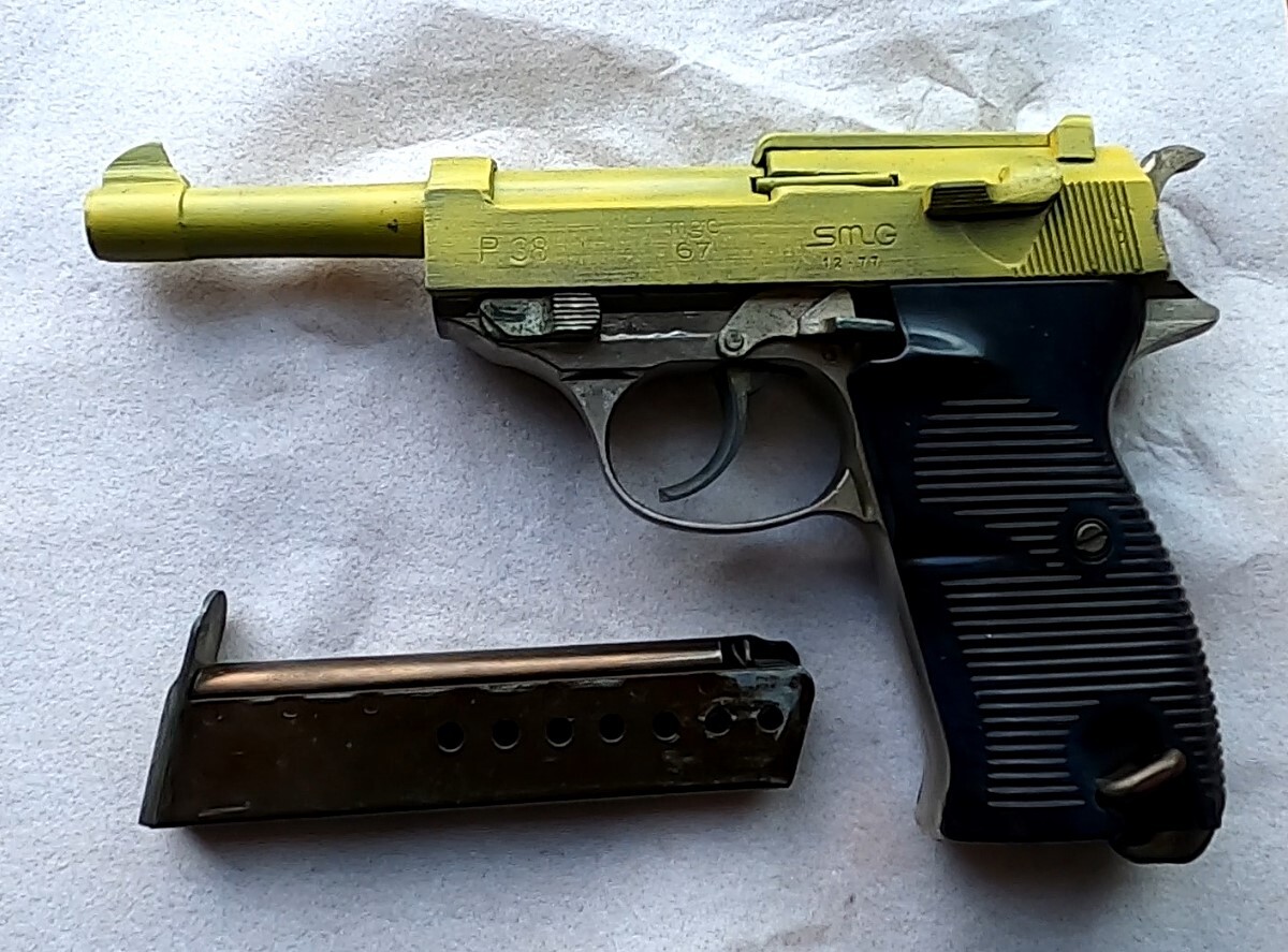 Yahoo!オークション - mgc P38 タニオアクション ぼろ品 多発火 SMGで...