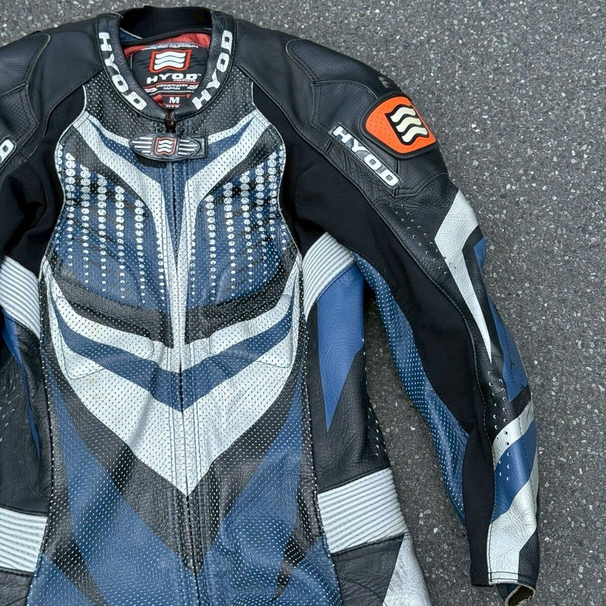 Yahoo!オークション - HYOD ヒョウドウ MFJ 革ツナギ レーシングスーツ...