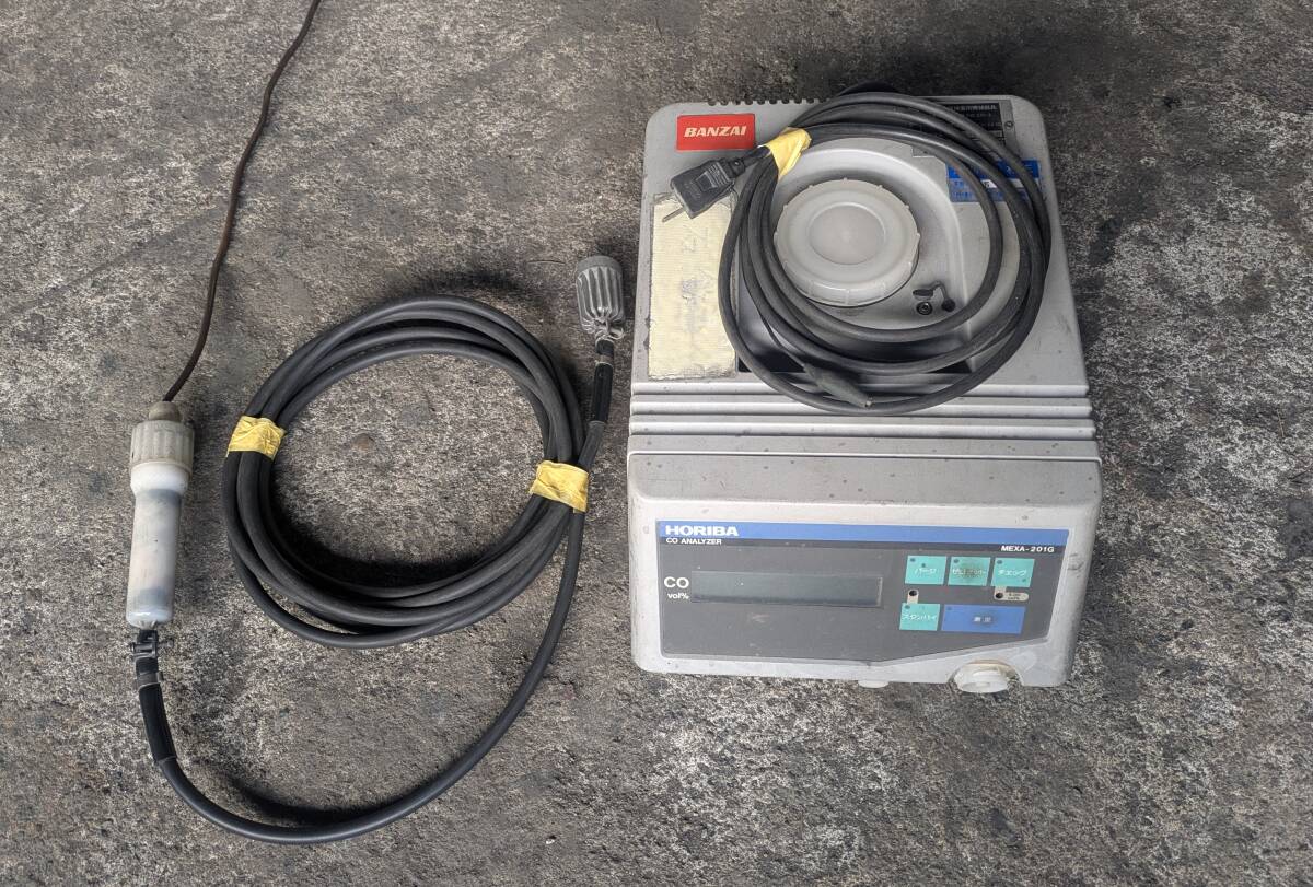 Yahoo!オークション - HORIBA 自動車排気ガステスター MEXA-201G CO テ...