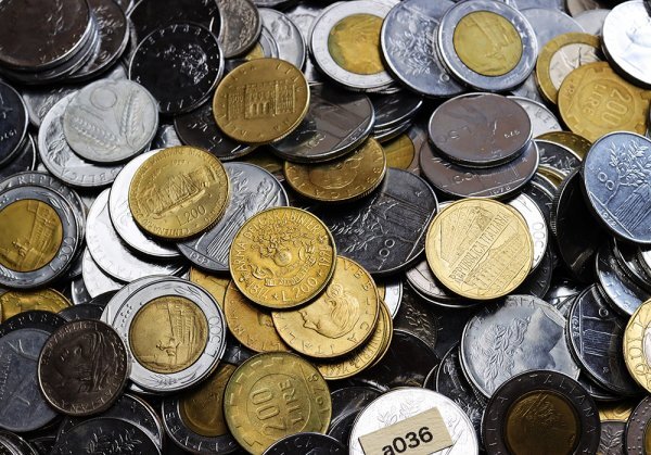 Yahoo!オークション - a036) イタリア コイン 硬貨 バイメタル 記念な...