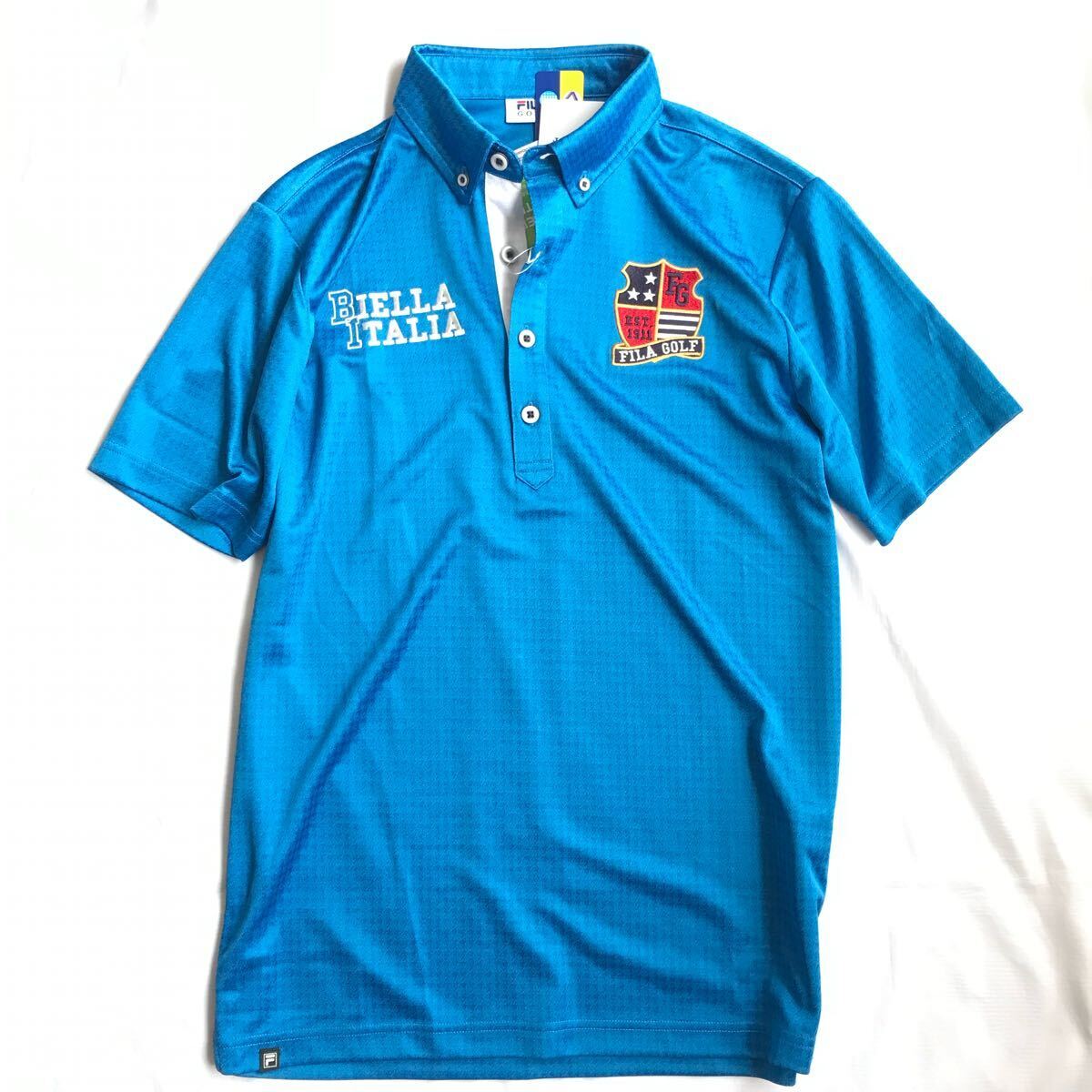 Yahoo!オークション - J257新品【メンズLL】春夏 青 ジャガード 千鳥...