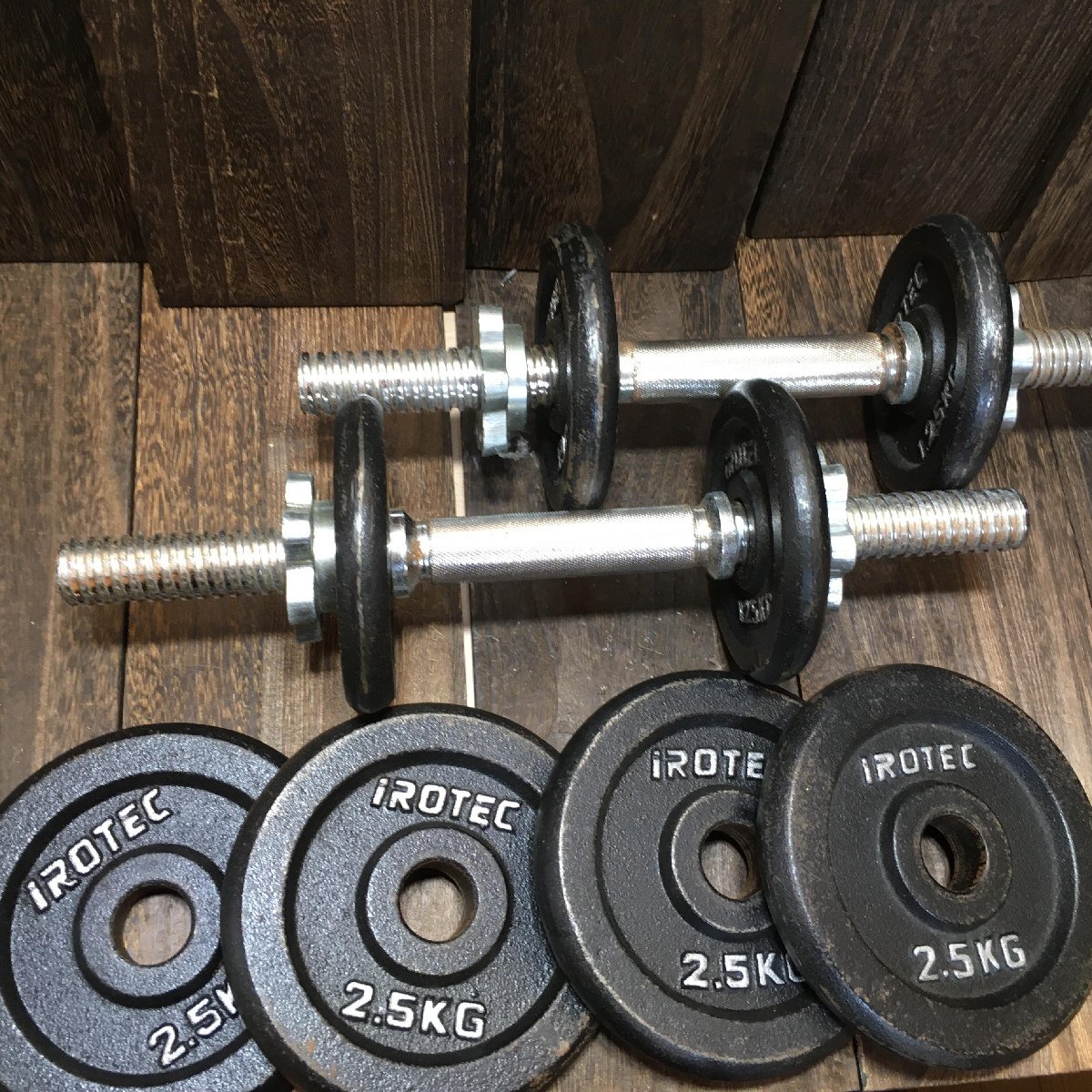 Yahoo!オークション - iROTEC 1.25kg 4枚 2.5kg 4枚 合計15kg アイアン...