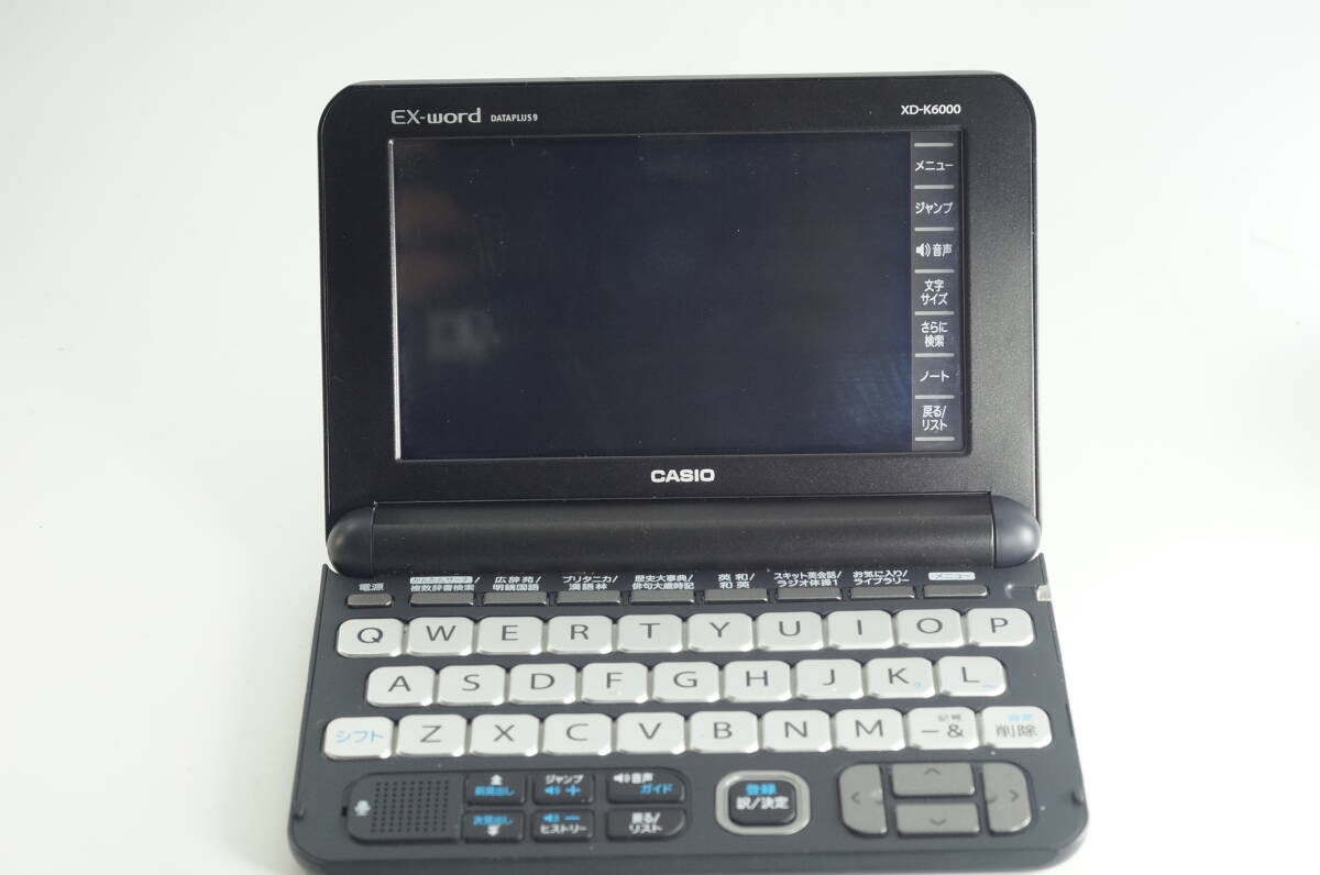 Yahoo!オークション - 硝-026【キレイ】Casio XD-K6000 カシオ 電子辞...