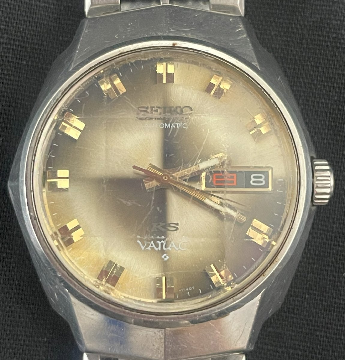 【樂淘letao】日本代購代標第一品牌－【5RT江06011F】1円スタート★SEIKO★セイコー★KS★キングセイコー★バナック★5626-7140★自動巻★不動★腕時計★時計★オートマチック★