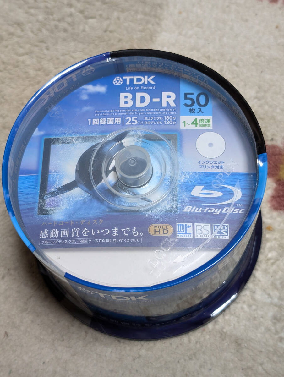 TDK 1回録画用 ブルーレイディスク 1-4倍速 BD-R 25GB 50枚(ブルーレイ)｜売買されたオークション情報、yahooの商品情報をアーカイブ公開 - オークファン（aucfan.com）