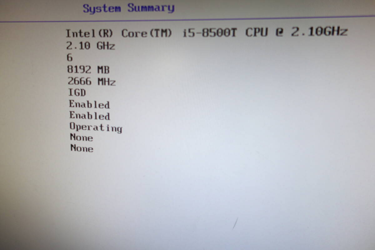 Yahoo!オークション - 5249 NEC MKM21C-4 Core i5-8500T SSD/無 メモリ...
