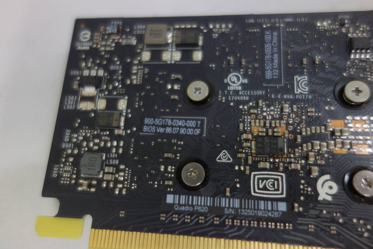 Yahoo!オークション - 6046 NVIDIA QUADRO P620 2GB ロープロファイル