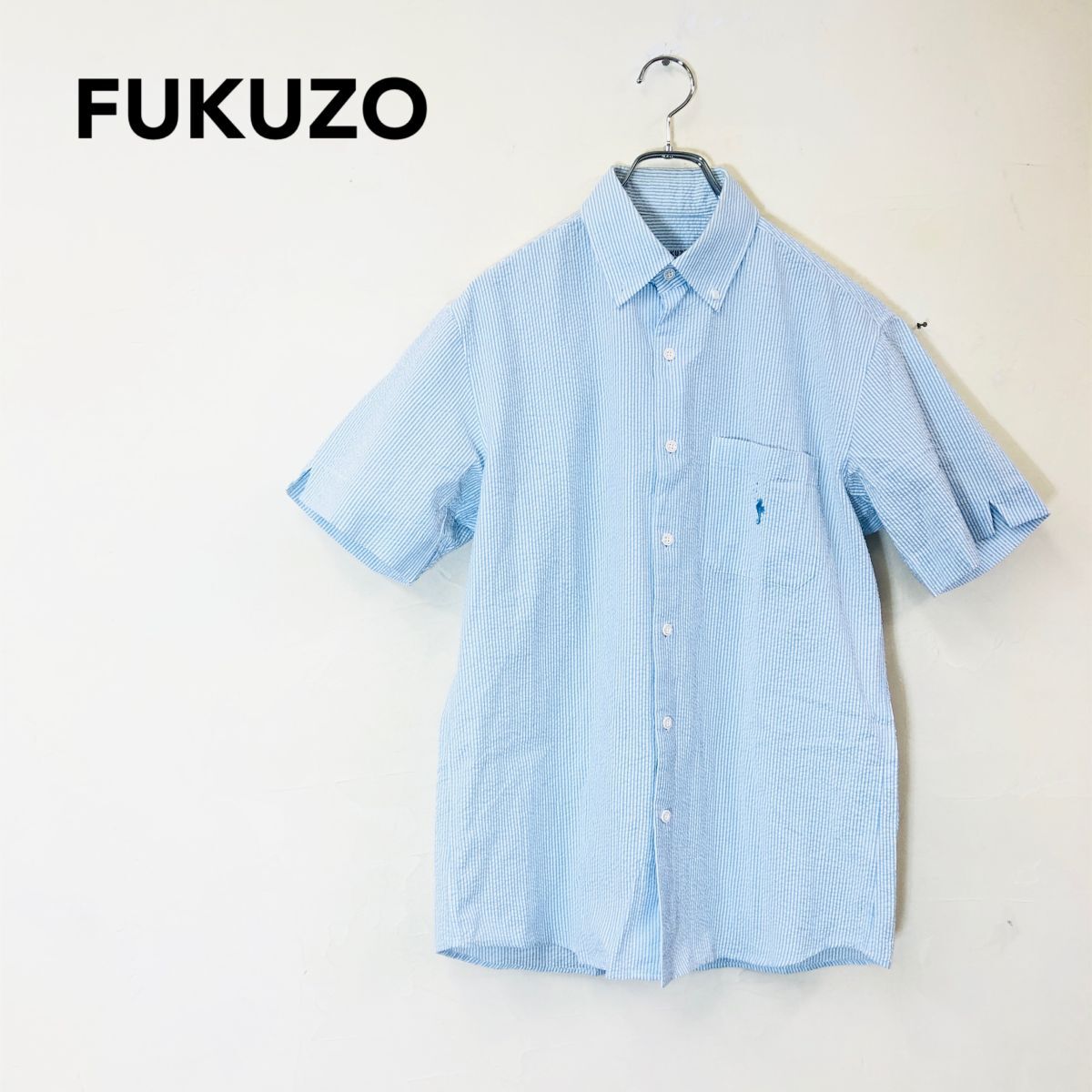 Yahoo!オークション - 2S2738-U-N 日本製 FUKUZO フクゾー 半袖 ボタン...