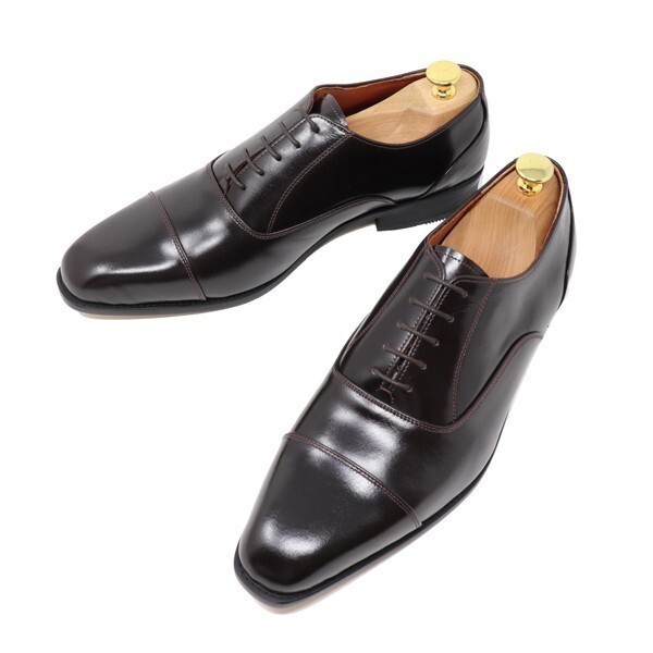 Yahoo!オークション - ハンドメイド 25cm 本革 スクエアトゥ ストレー...