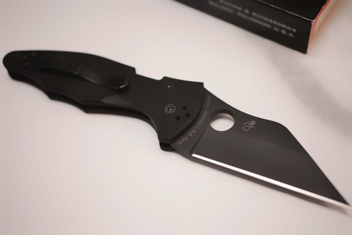 Yahoo!オークション - スパイダルコ Spyderco Yojimbo 2 CPM S30V Blac...
